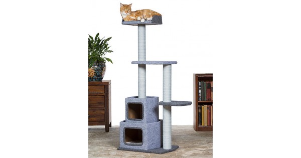 Cat Climber with Two Story Hideaway