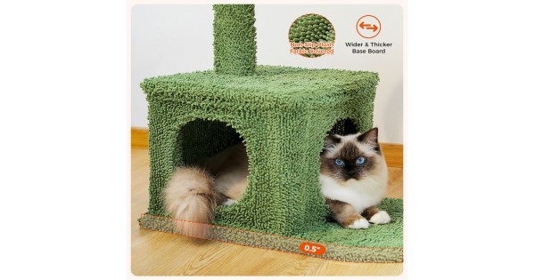 Small Cactus Cat Perch with Condo