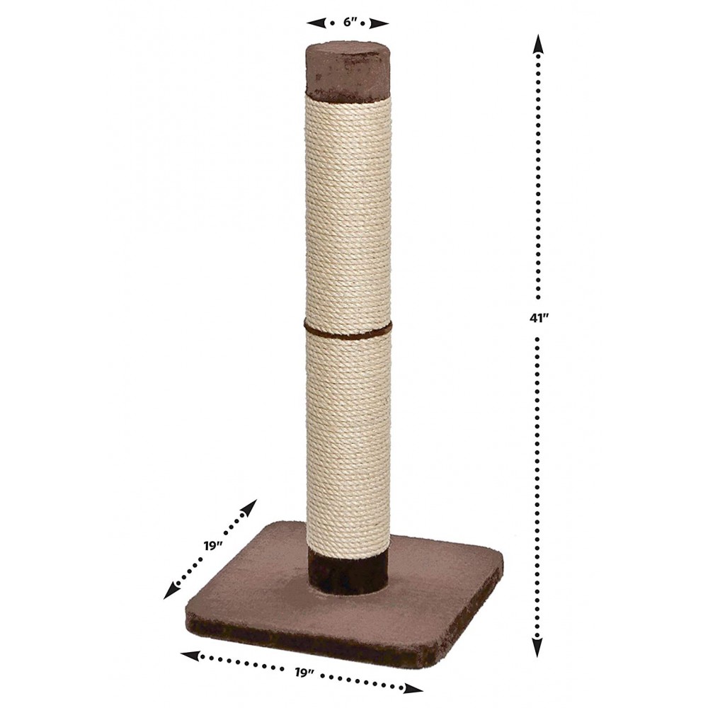 Tall Sisal Cat Scratching Post for Large Cats