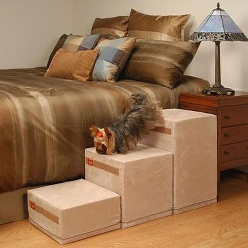 Deluxe Foam 3 Step Stairs for Indoor Pets